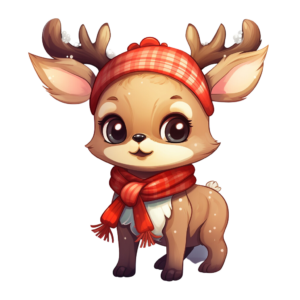 Christmas Reindeer Clipart - World of Printables