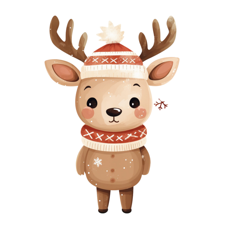 Christmas Reindeer Clipart - World of Printables
