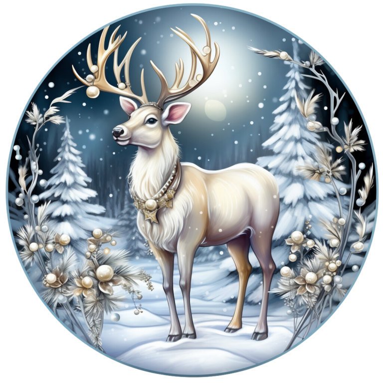 Christmas Reindeer Clipart - World of Printables