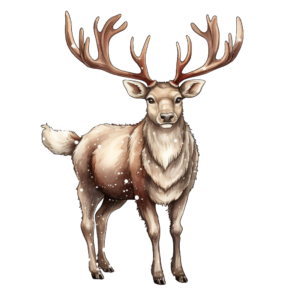 Christmas Reindeer Clipart - World of Printables