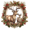 Christmas Reindeer Clipart - World of Printables