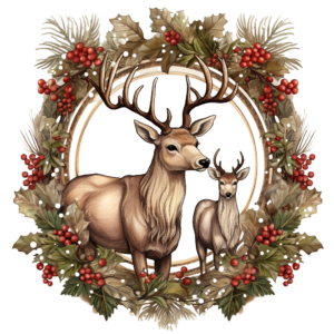 Christmas Reindeer Clipart - World of Printables