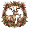 Christmas Reindeer Clipart - World of Printables