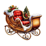 Christmas Sleigh Clipart - World of Printables