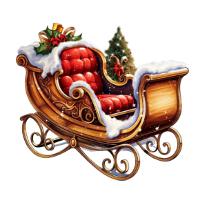 Christmas Sleigh Clipart - World of Printables