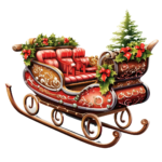 Christmas Sleigh Clipart - World of Printables