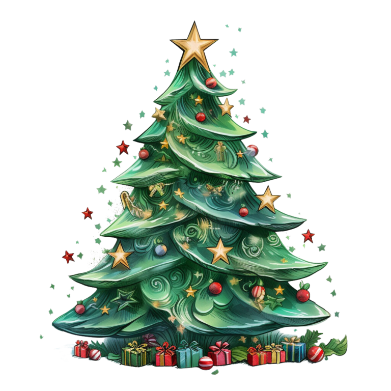 Christmas Tree Clipart - World of Printables