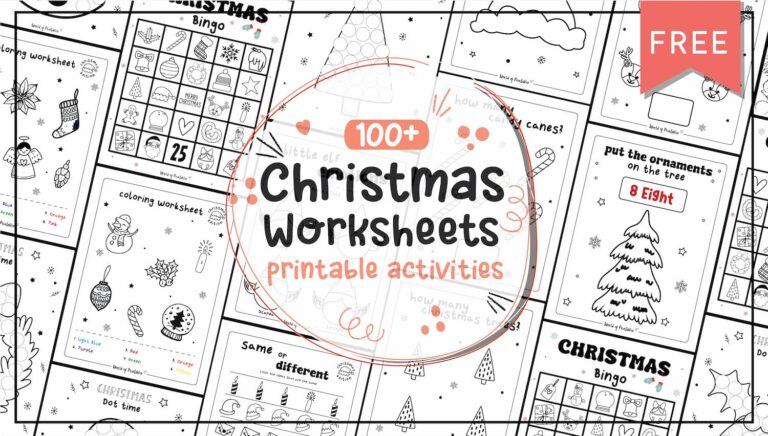 Christmas Worksheets - 100 Printable Christmas Activities - World of ...