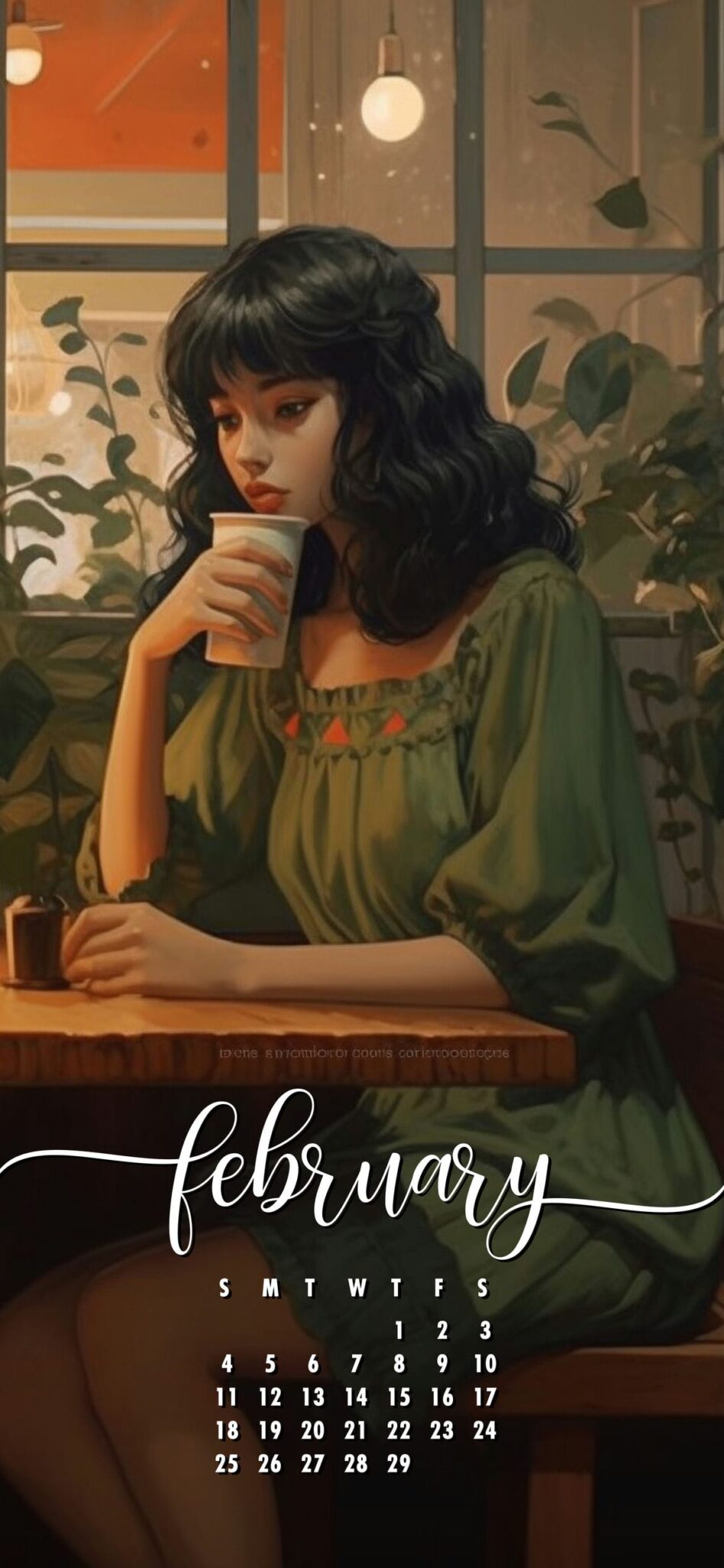 Lofi Anime Calendars For 2024 - World of Printables