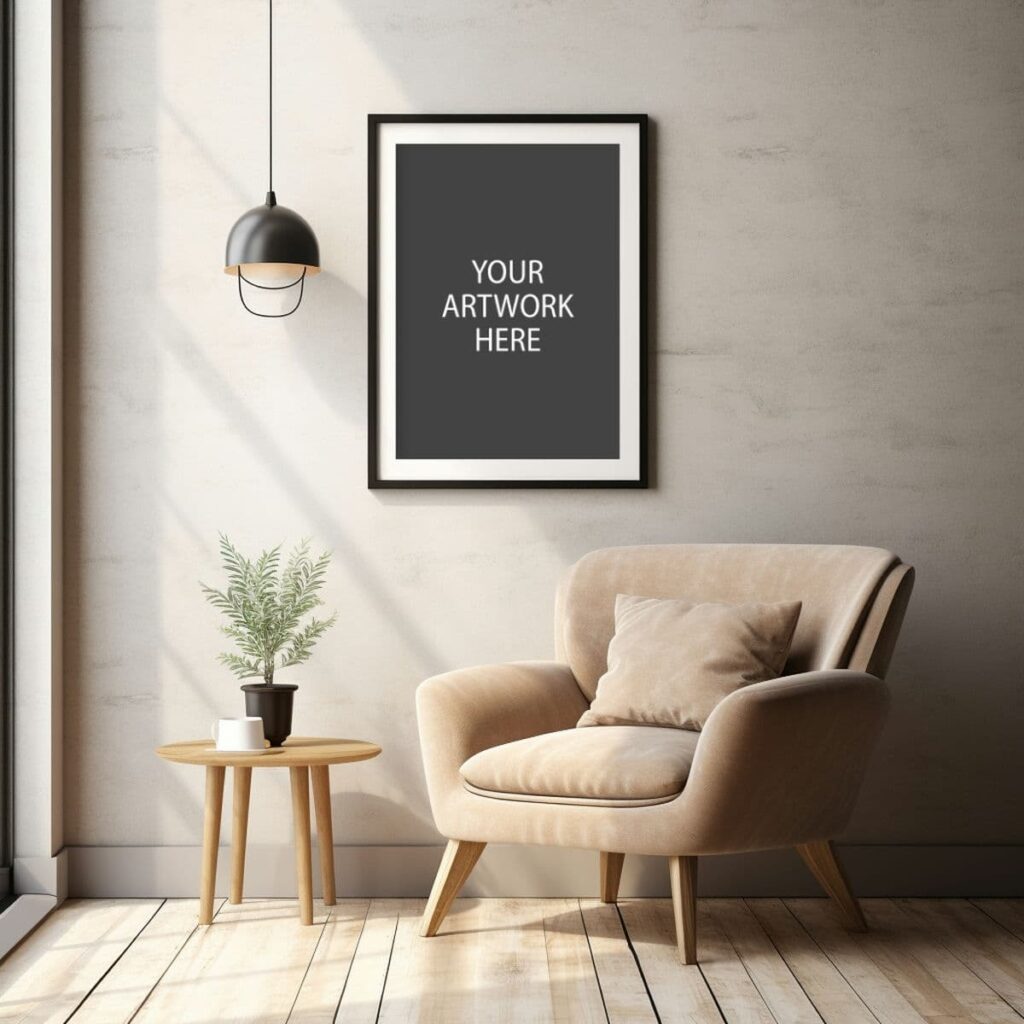 500 Free Frame Mockups - World of Printables