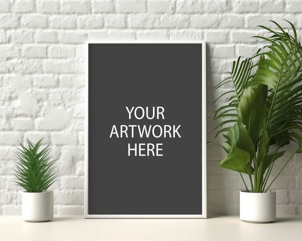 500 Free Frame Mockups - World of Printables