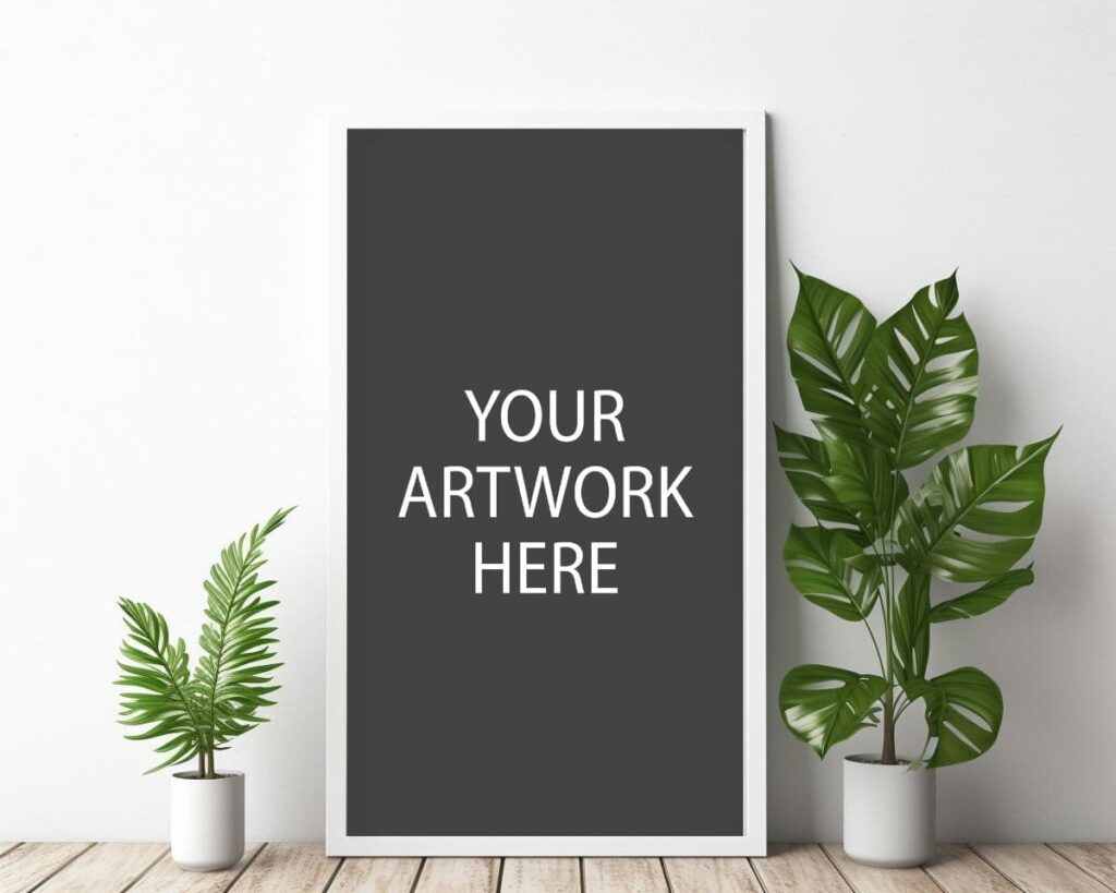 500 Free Frame Mockups - World of Printables