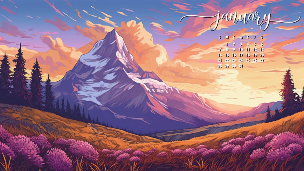 January Wallpaper | 100 Best Desktop & Phone Backgrounds - World of ...