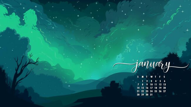January Wallpaper | 100 Best Desktop & Phone Backgrounds - World of ...