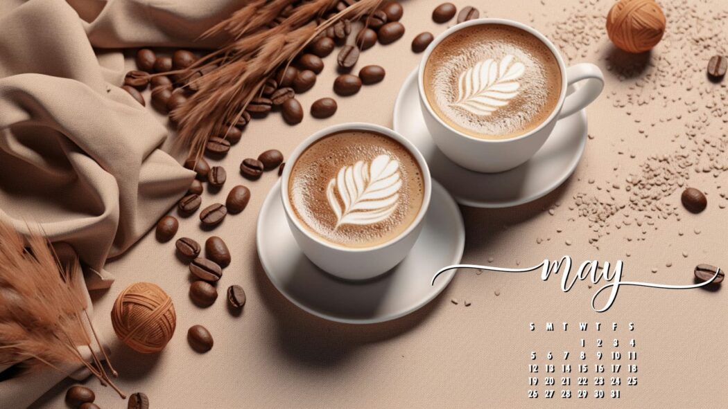 Free May 2024 Calendar Wallpaper