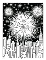 New Year Coloring Sheets - World of Printables