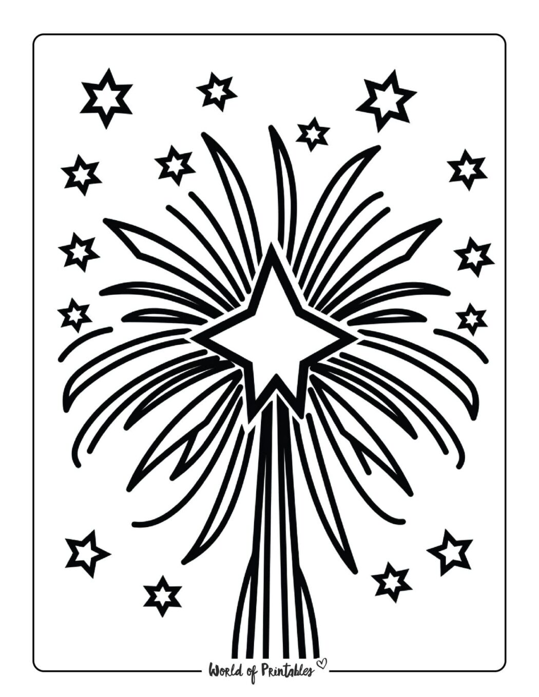 New Year Coloring Sheets - World of Printables