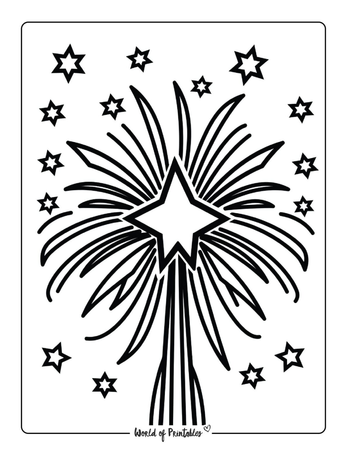 New Year Coloring Sheets - World of Printables