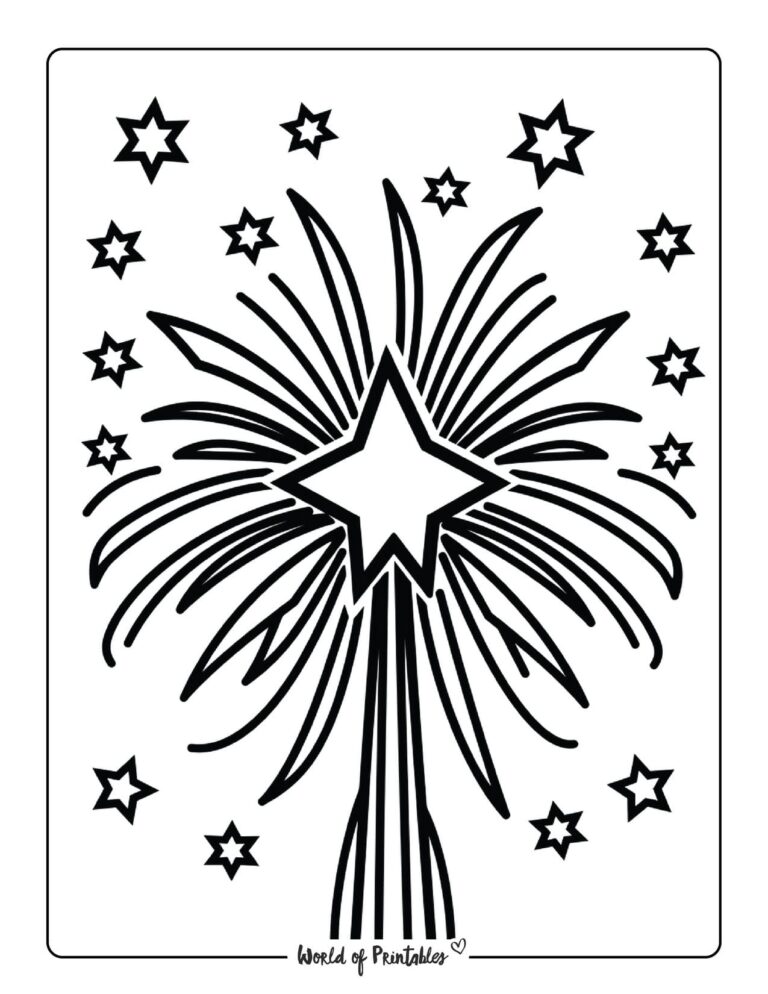 New Year Coloring Sheets - World of Printables