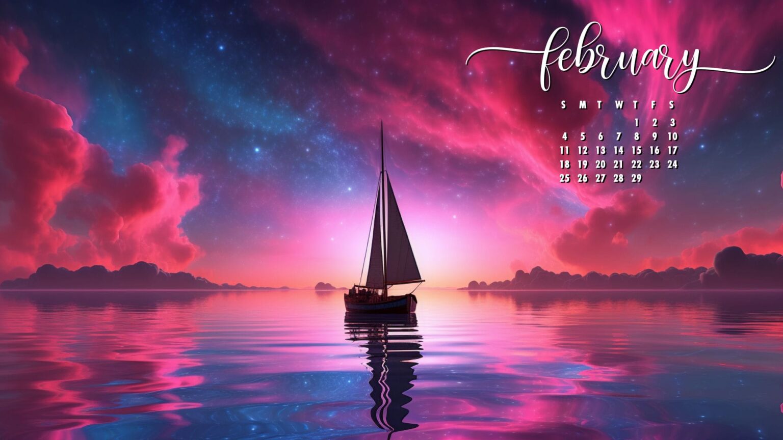 February Calendar Wallpaper | 90+ Best Desktop & Phone Backgrounds