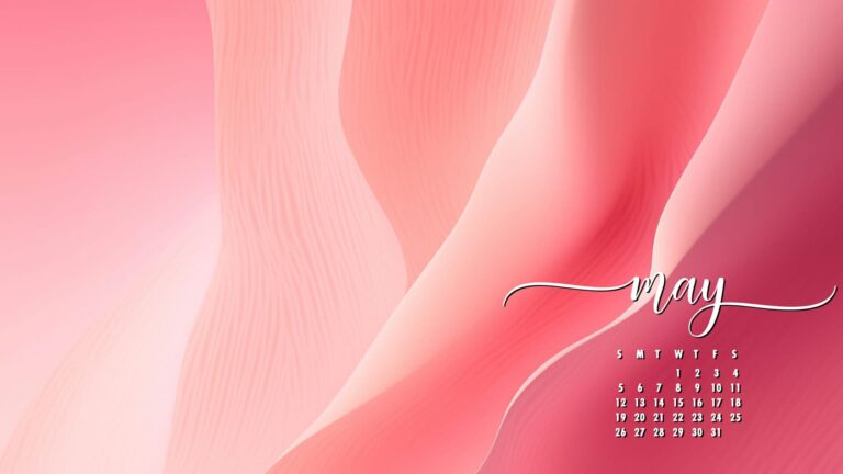 Free May 2024 Calendar Wallpaper