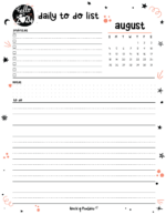 Free Printable August 2024 Planners