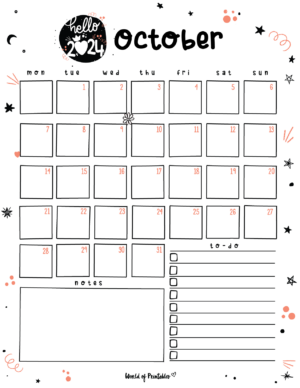 Free Printable October 2024 Planners - World of Printables