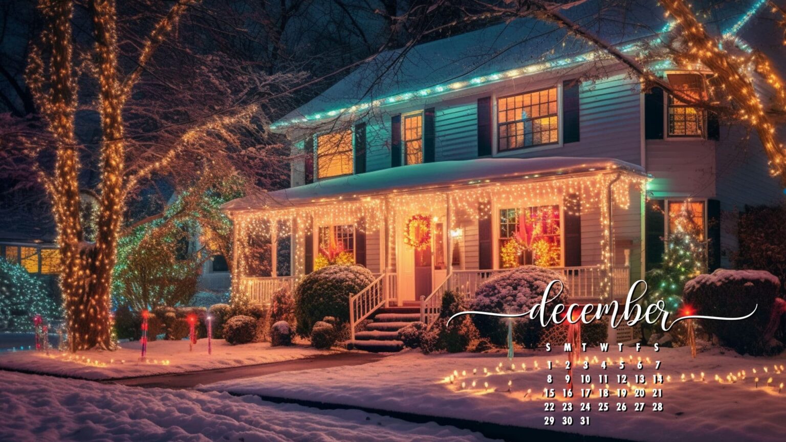 December Calendar Wallpaper | 100 Best Desktop & Phone Backgrounds