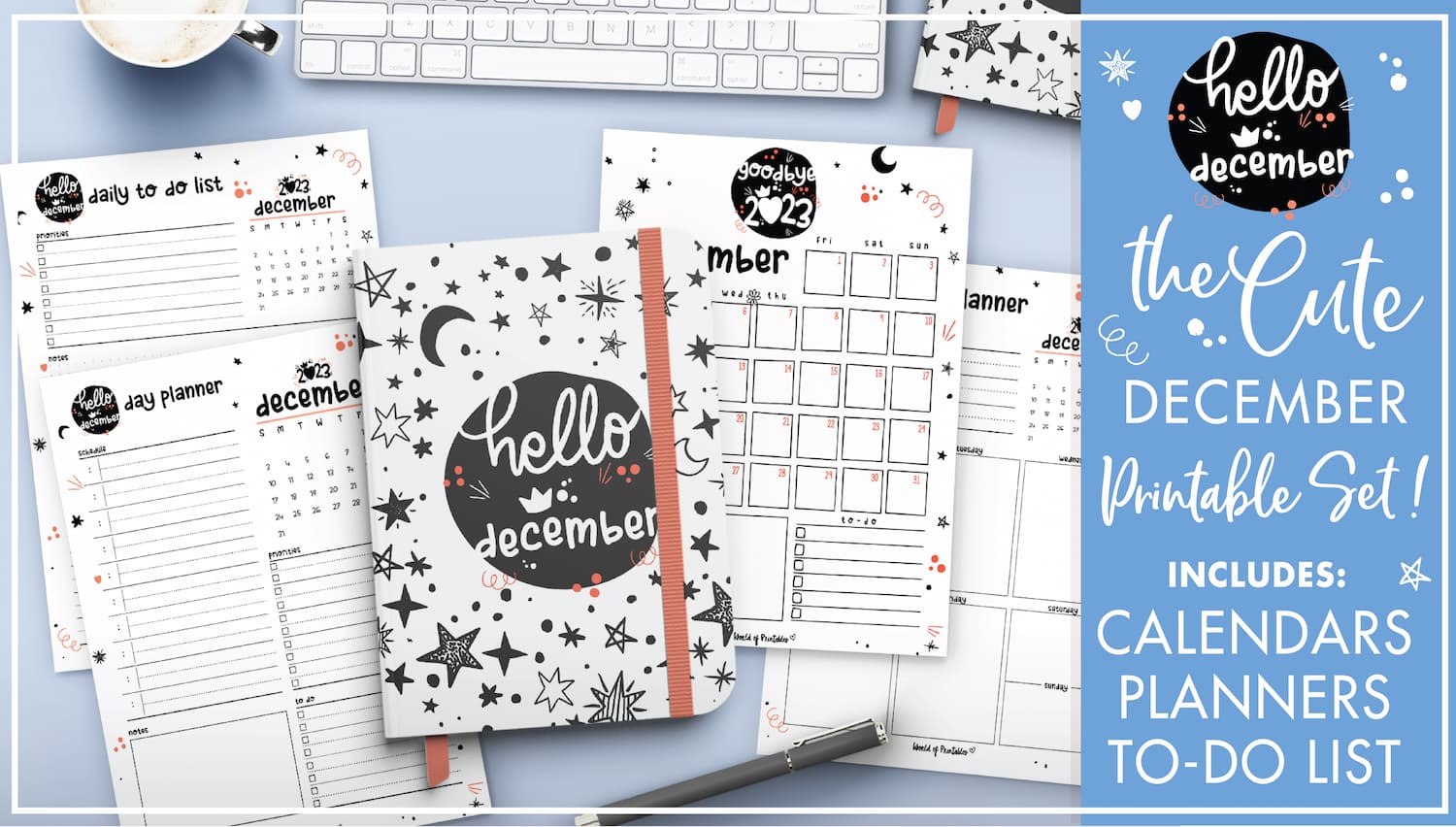 Free Printable December 2025 Planners - World of Printables