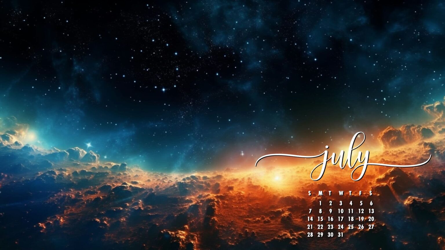 July Calendar Wallpaper - 80 Best Styles For Your Desktop Or Phone ...