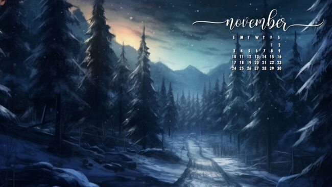 November Calendar Wallpaper | 100 Best Desktop & Phone Backgrounds