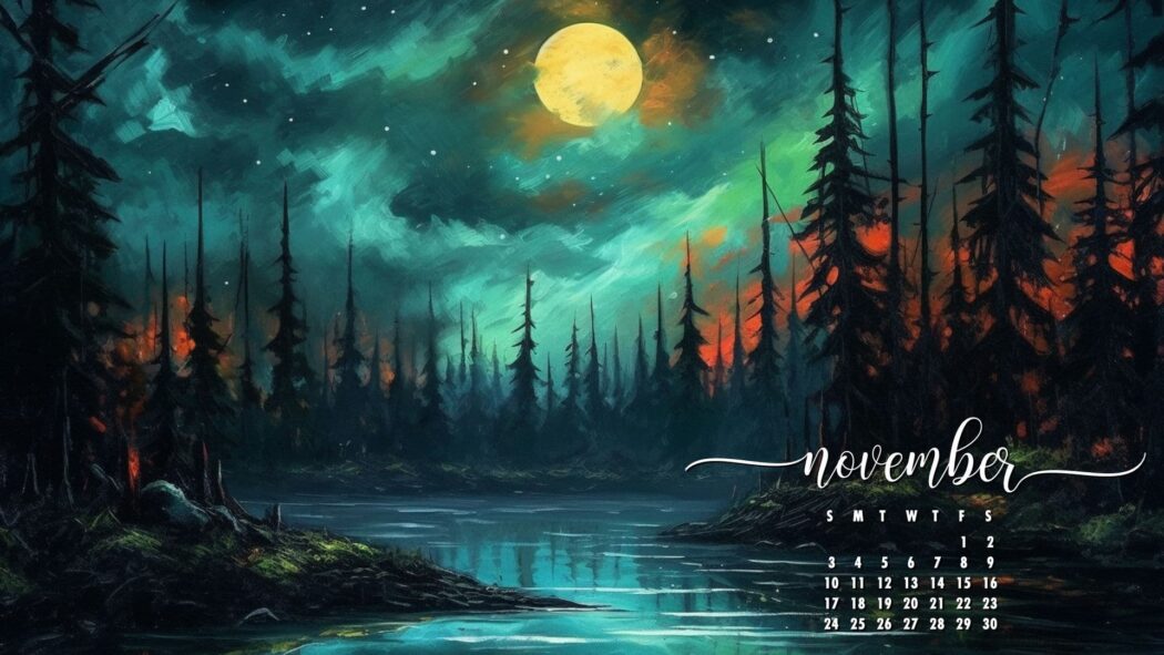 November Calendar Wallpaper | 100 Best Desktop & Phone Backgrounds