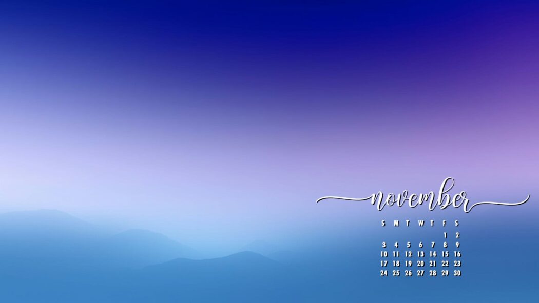 November Calendar Wallpaper | 100 Best Desktop & Phone Backgrounds