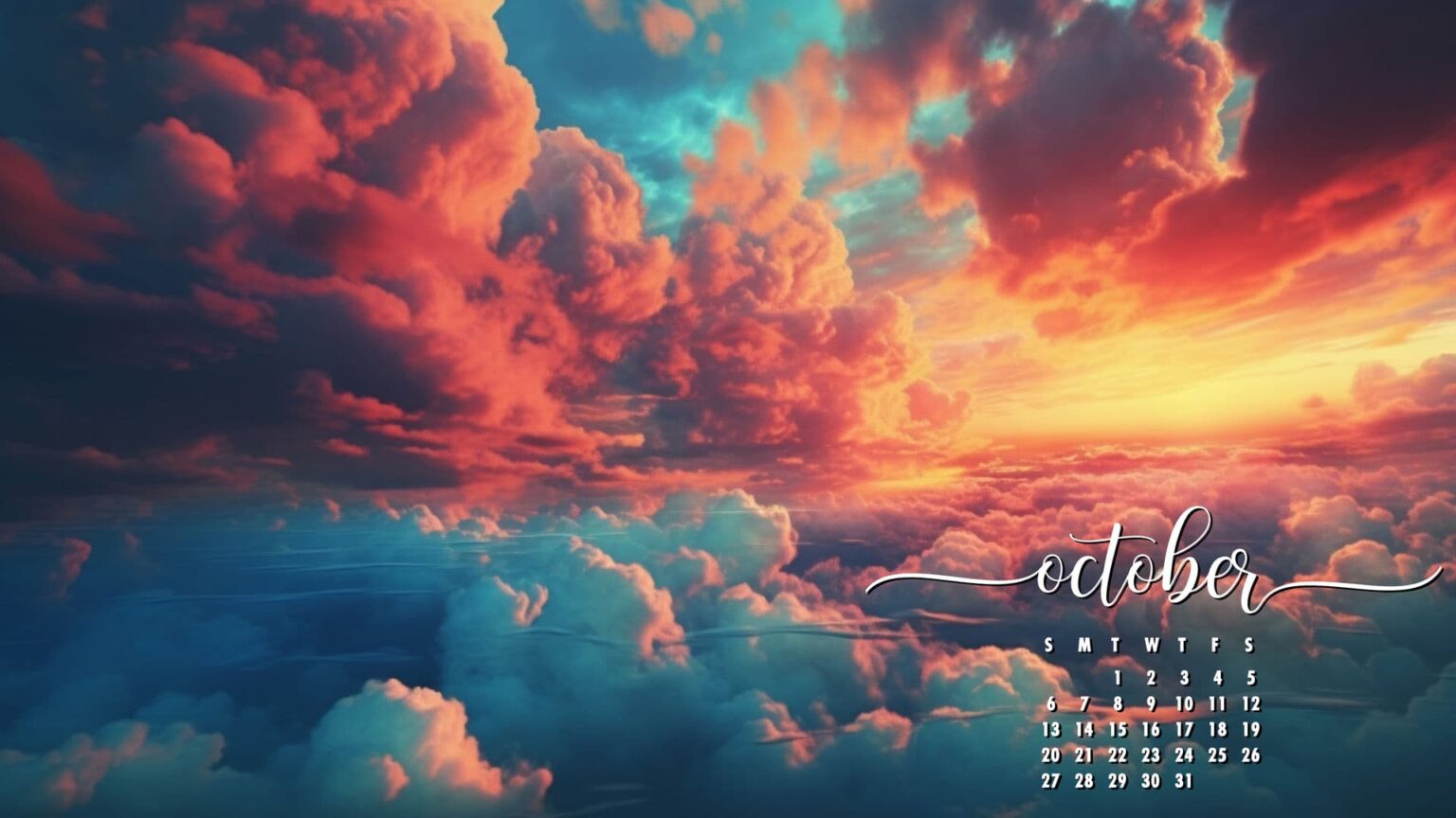 October Calendar Wallpaper | 130 Best Desktop & Phone Backgrounds