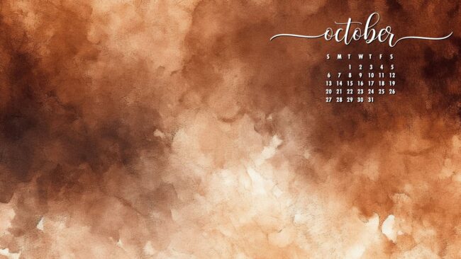 October Calendar Wallpaper | 130 Best Desktop & Phone Backgrounds