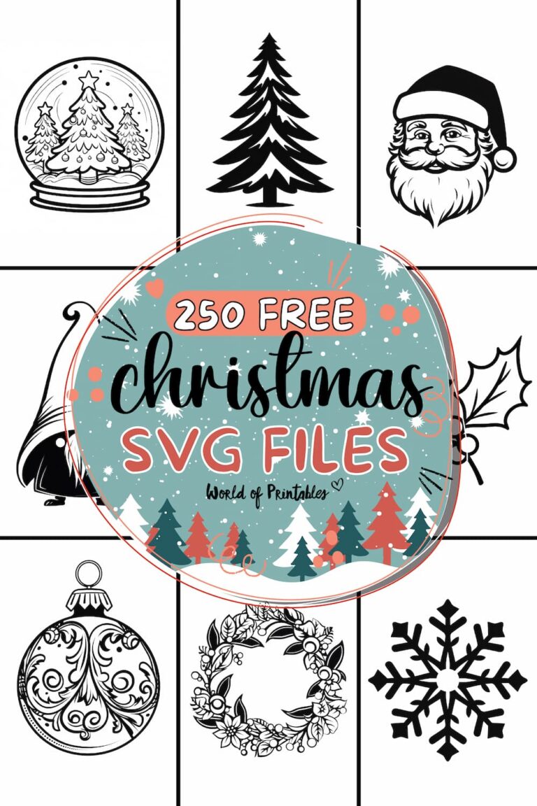 250+ Free Christmas SVG Files - World of Printables