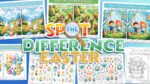 Easter Spot The Difference Games - World of Printables