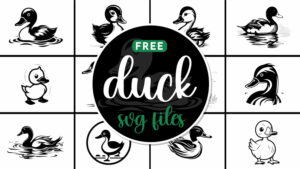 40+ Free Duck SVG Files - World of Printables