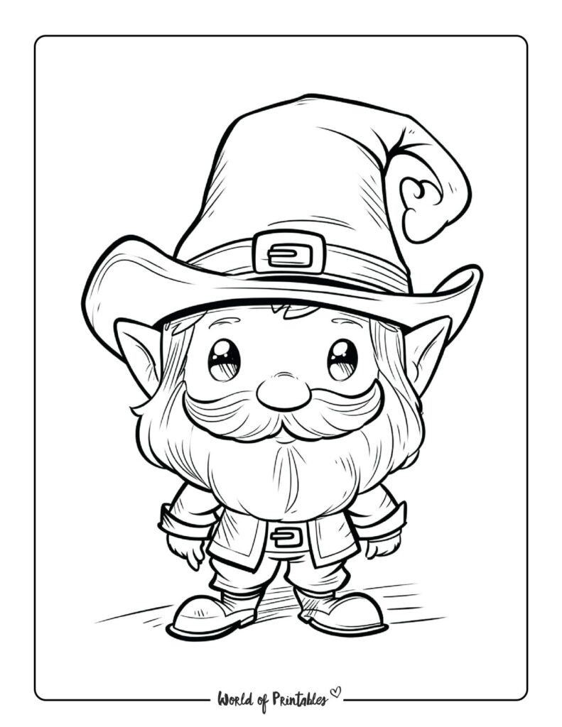 Leprechaun Coloring Pages - World of Printables