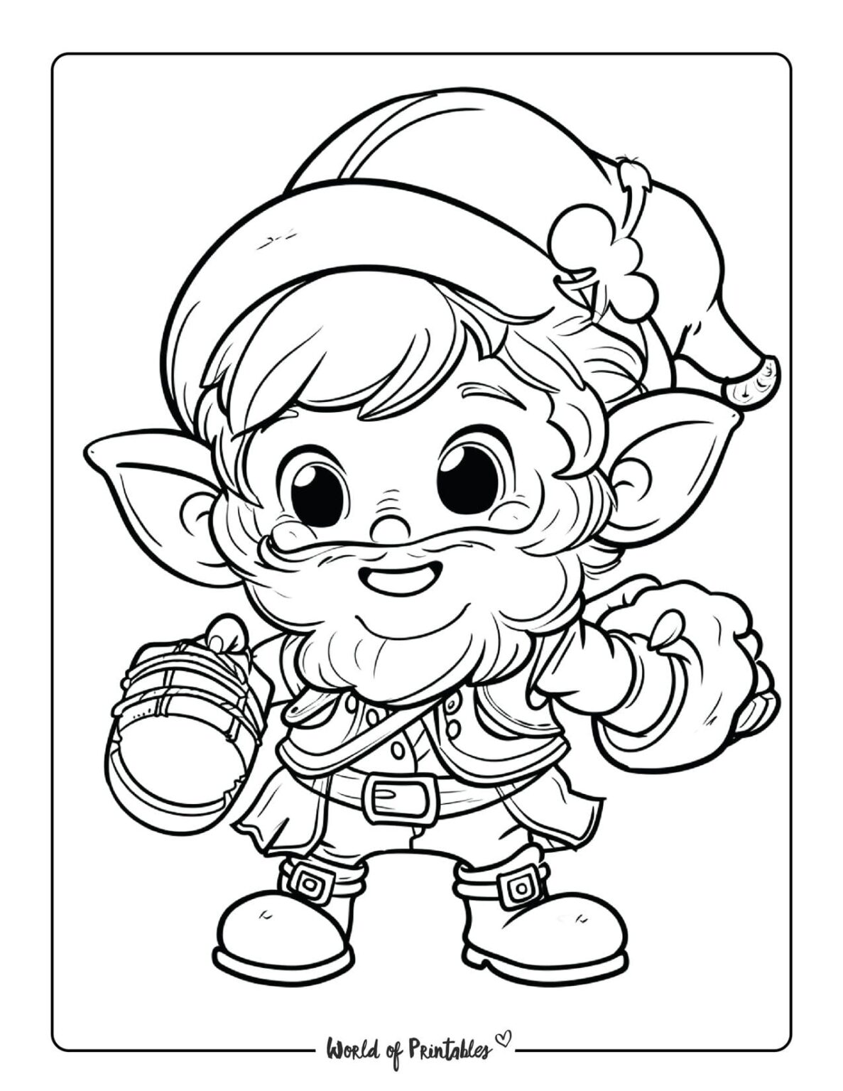 Leprechaun Coloring Pages - World of Printables