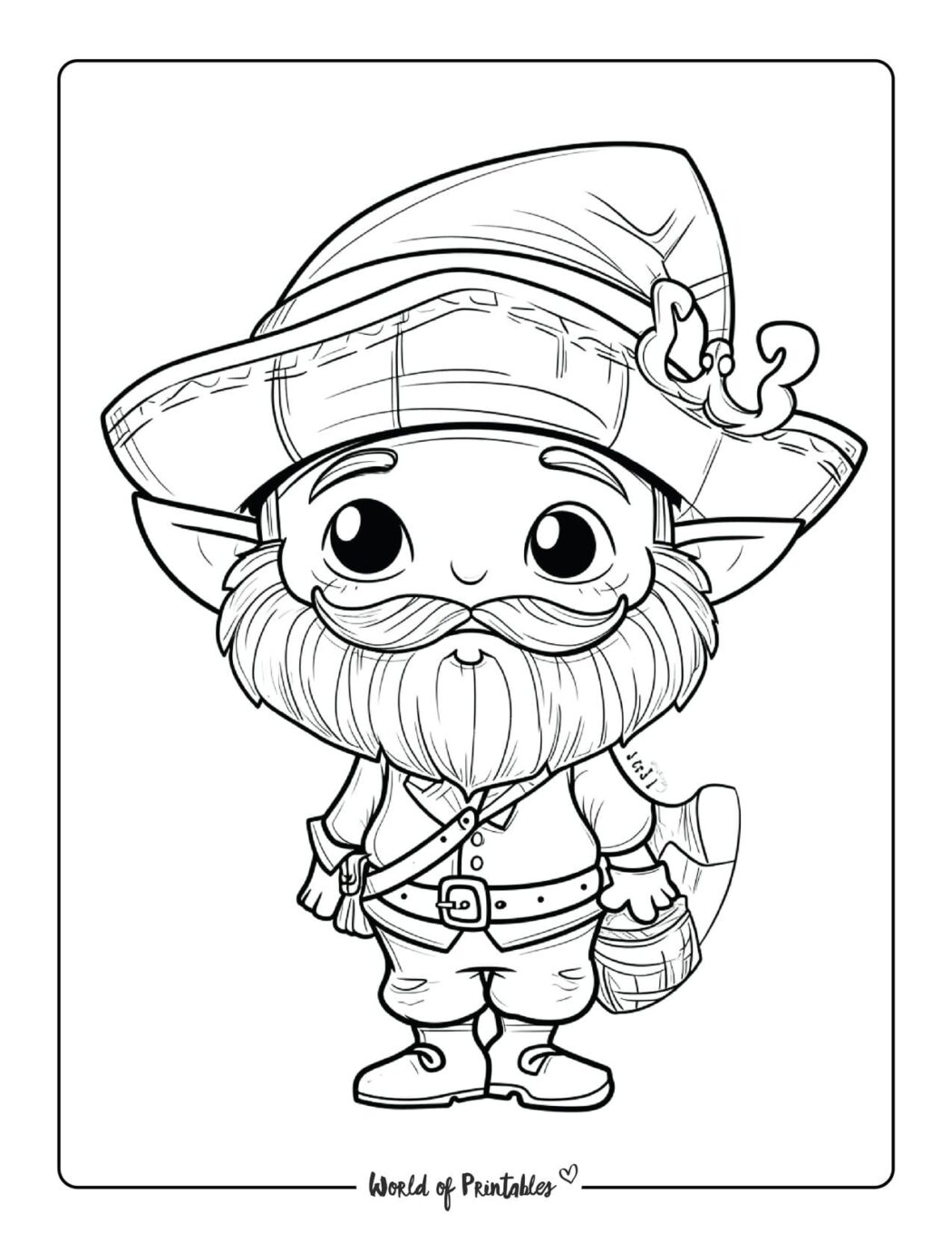 Leprechaun Coloring Pages - World of Printables