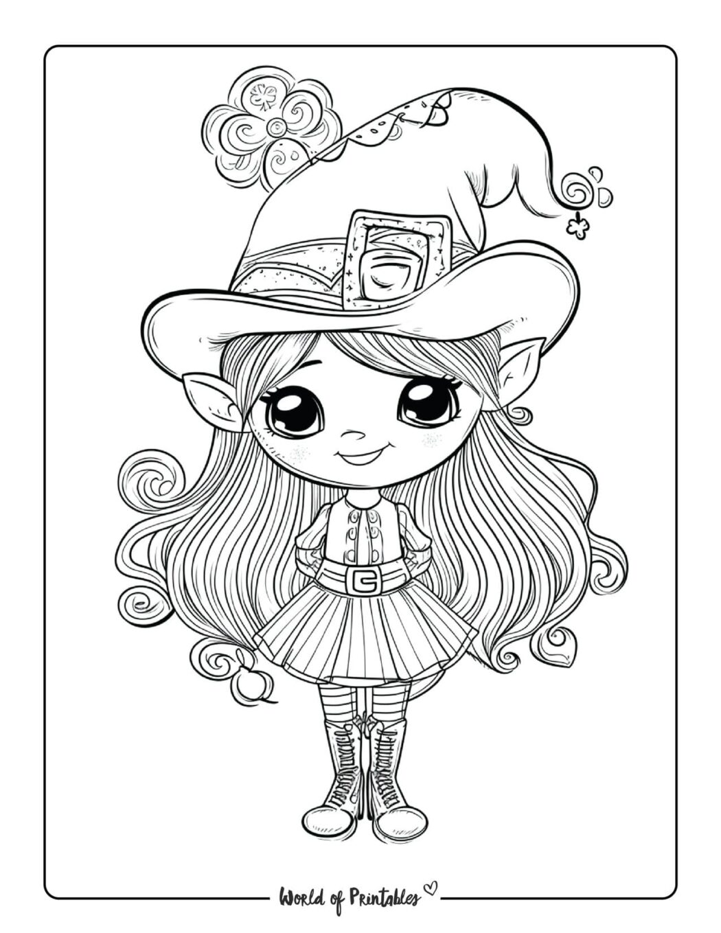 Leprechaun Coloring Pages - World of Printables