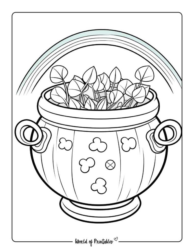 St. Patrick's Day Coloring Pages - World of Printables