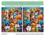 Animal Spot The Difference Games - World of Printables