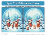 Christmas Spot The Difference Games - World of Printables