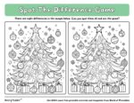 Christmas Spot The Difference Games - World of Printables