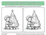 Christmas Spot The Difference Games - World of Printables