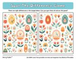 Easter Spot The Difference Games - World of Printables