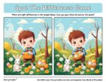 Easter Spot The Difference Games - World of Printables