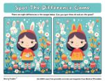 Easter Spot The Difference Games - World of Printables